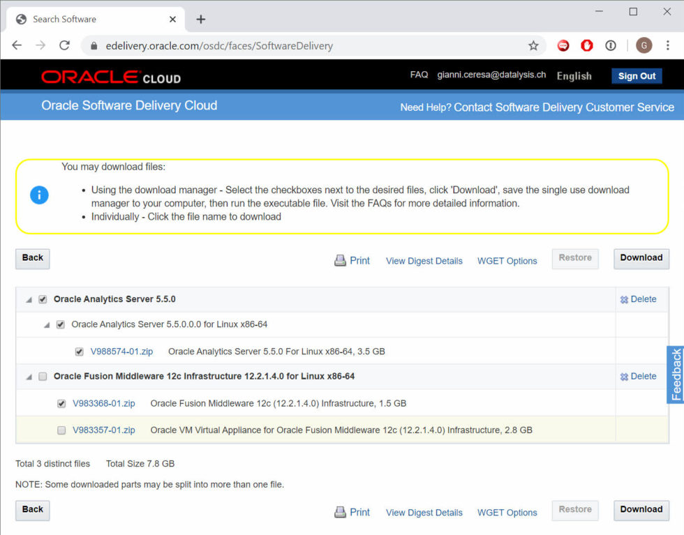 Oracle Analytics Server is a reality! But watch out for the right FMW ...