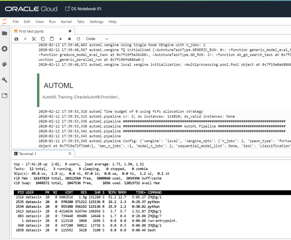 A closer look at Oracle Cloud Data Science Platform - Gianni's world ...